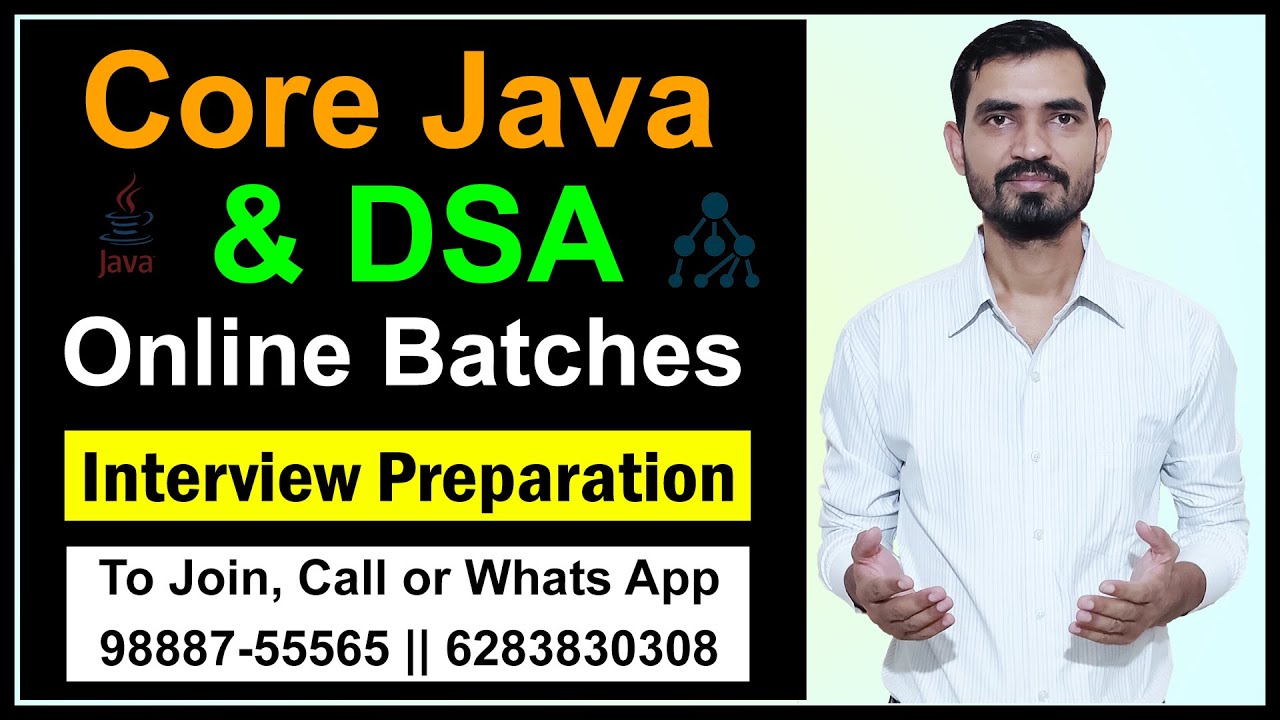 Core Java Interview Preparation Projects By Deepak Dsa Using Java