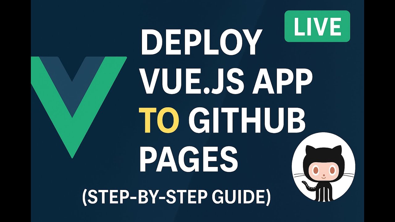 рџњђ Deploy Your Vue Web App Website To Github For Free Full Tutorial