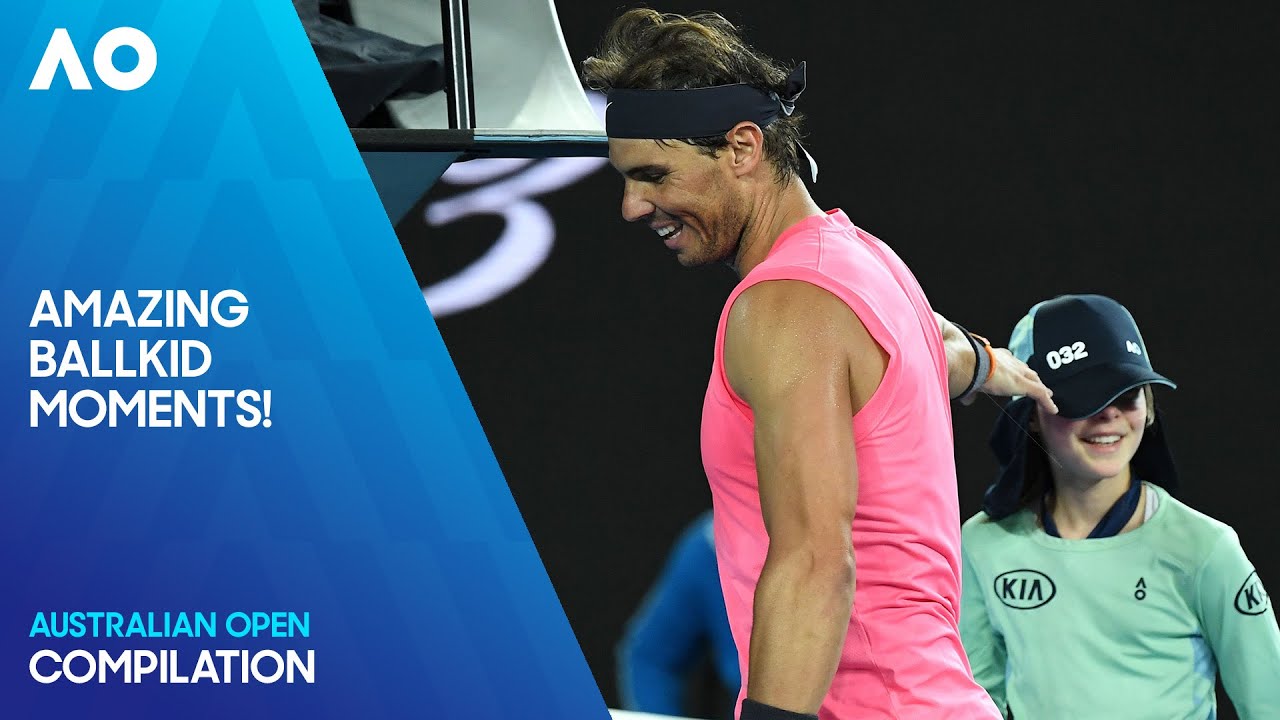 The Best Ballkid Moments Australian Open Youtube