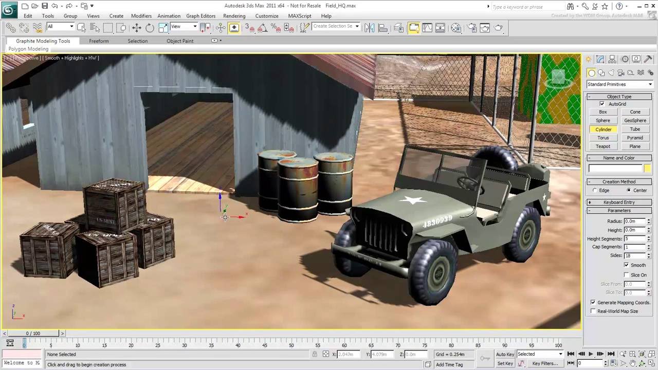 3ds Max Creating Objects Youtube