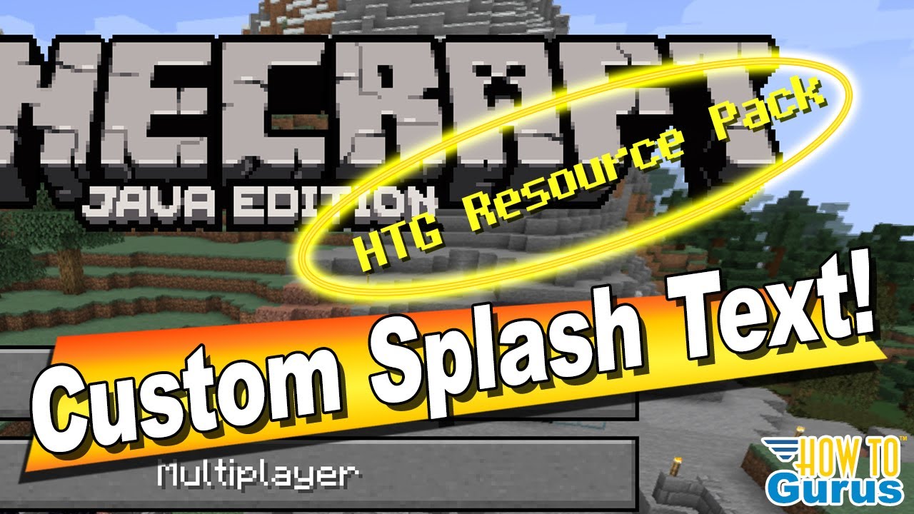 How You Can Make Custom Splash Text In Minecraft Minecraft Mods