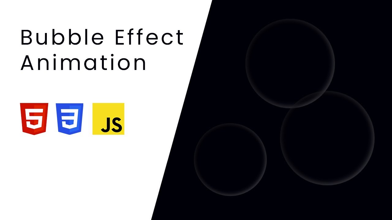 Create A Bubble Floating Effect With Html Css And Javascript Css