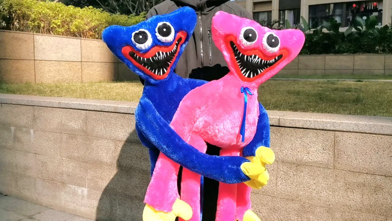 Jumbo Huggy Wuggy Plush And Kissy Missy Plush 2022 Cute Poppy