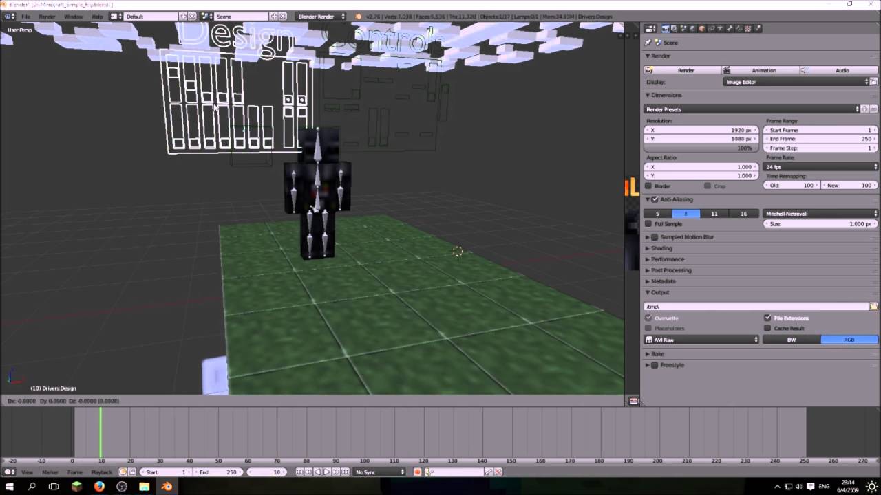 Minecraft Blender Animation Rig Stepsfopt