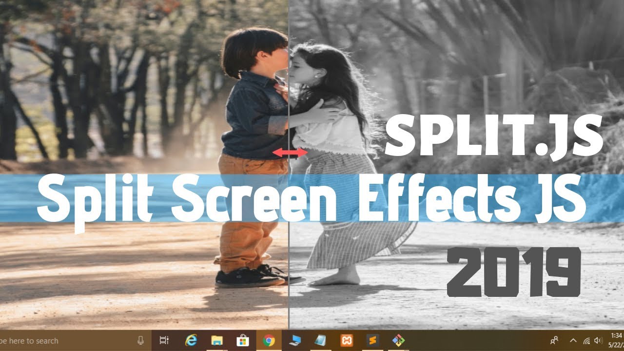 Javascript Plugin Split Js Create Split Screen Effects On Website In