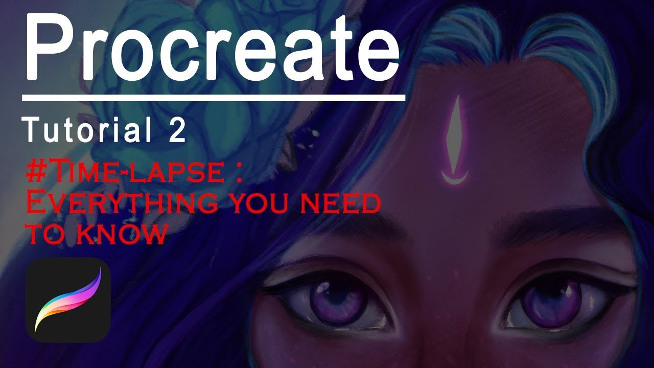 Procreate Time Lapse Settings Procreate Tutorial 2 Youtube