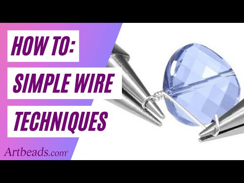 Wire Techniques Simple Loops Wrapped Loops And Messy Wraps Youtube