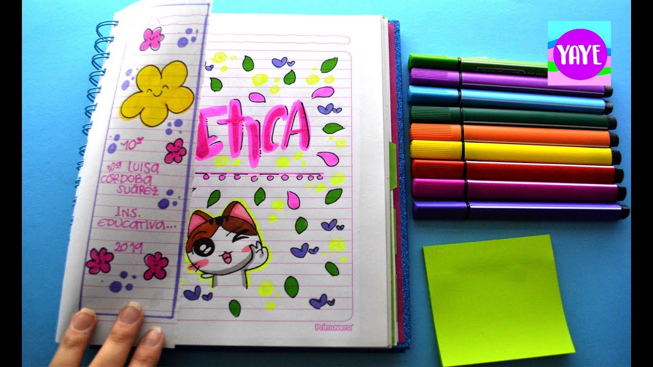 Ideas To Draw The Covers Of Ethics Notebooks With Beautiful And Easy