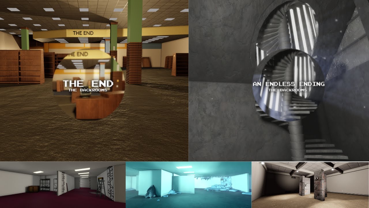 Backrooms Redacted How To Get Good Ending And Bad Ending Youtube