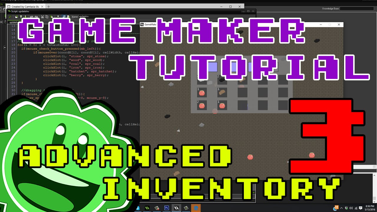 Game Maker Studio Advanced Inventory System 3 Youtube