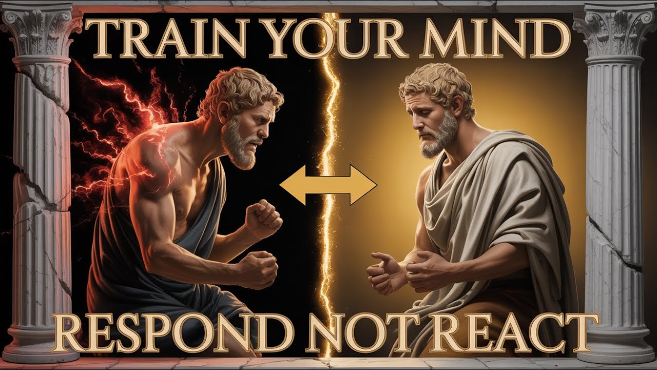 Train Your Mind To Respond Not React Stoic Philosophy Youtube