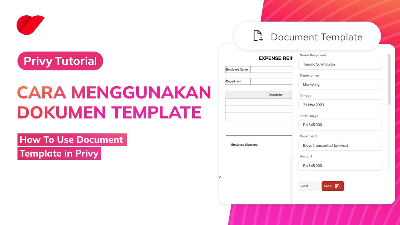 Tutorial Membuat Dokumen Dengan Document Template Youtube