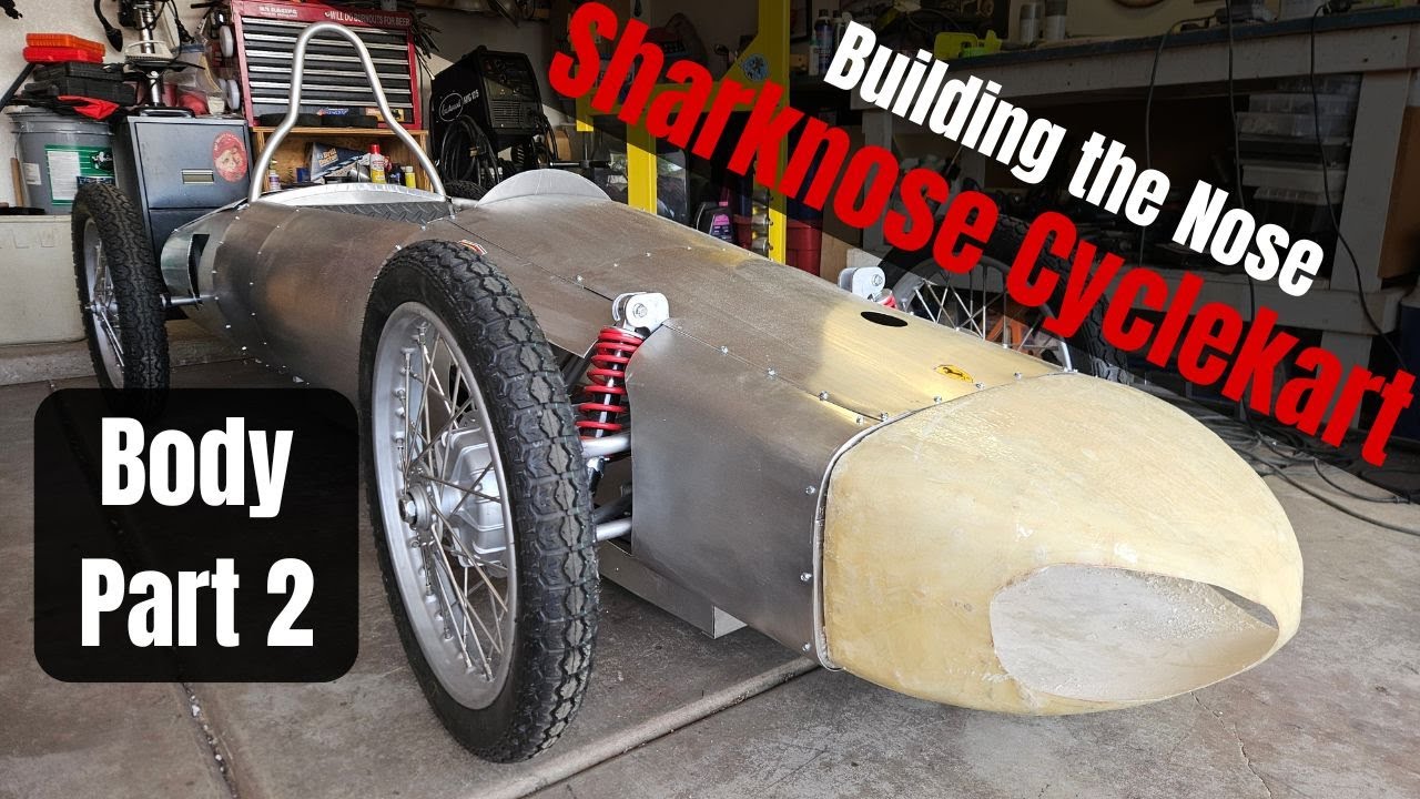 Sharknose Cyclekart Body Video 2 Building The Nosecone Out Of