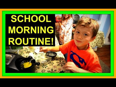 School Morning Routine Youtube
