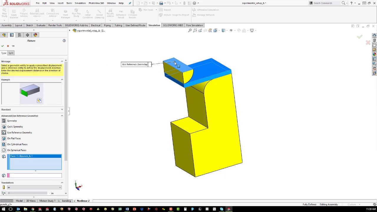 Solidworks Simulation Nonlinear Youtube