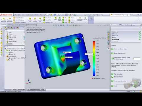Tutorial Solidworks Simulationxpress Youtube