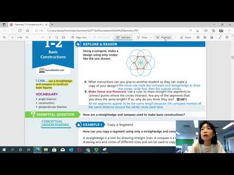 Geometry 1 2 Basic Constructions Part 1 Youtube