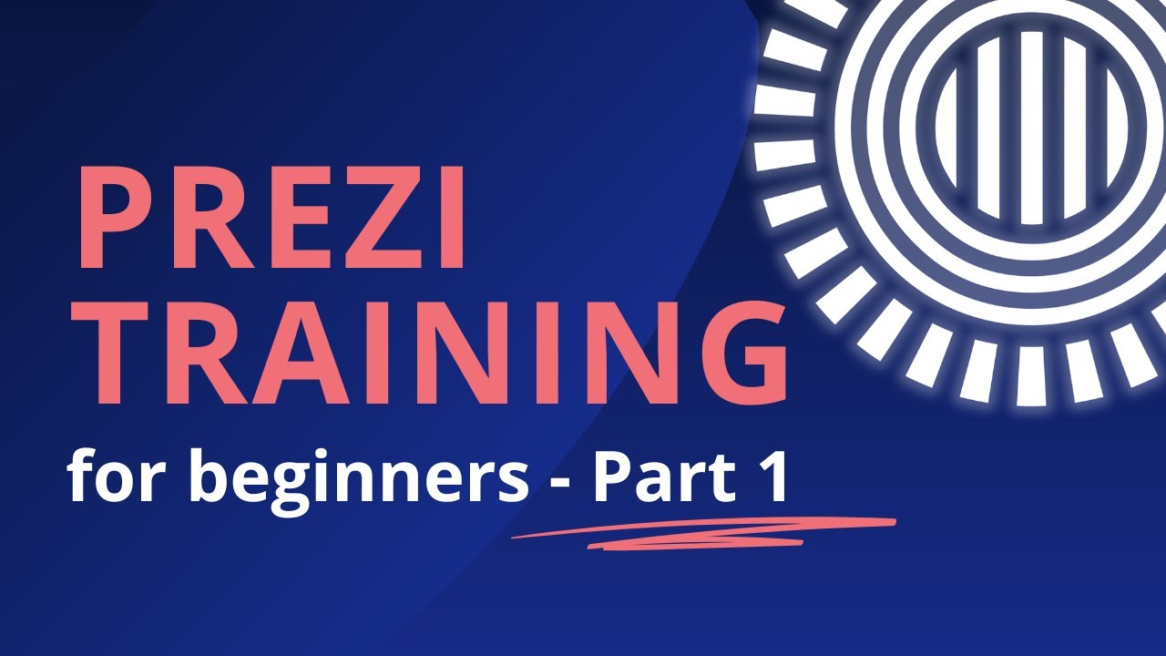 Prezi Training For Beginners Part 1 Step By Step Tutorial Youtube
