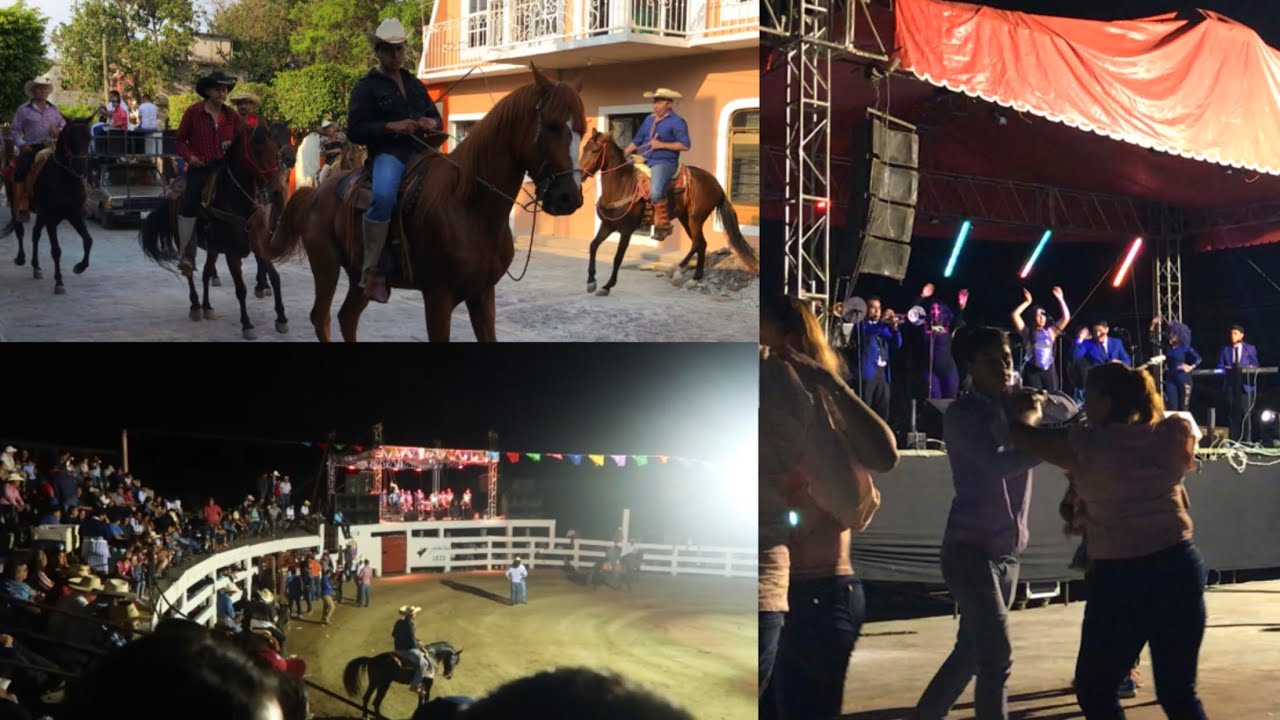 Jaripeo Y Baile Cabalgata En El Pueblo Palmillas Guerrero Youtube