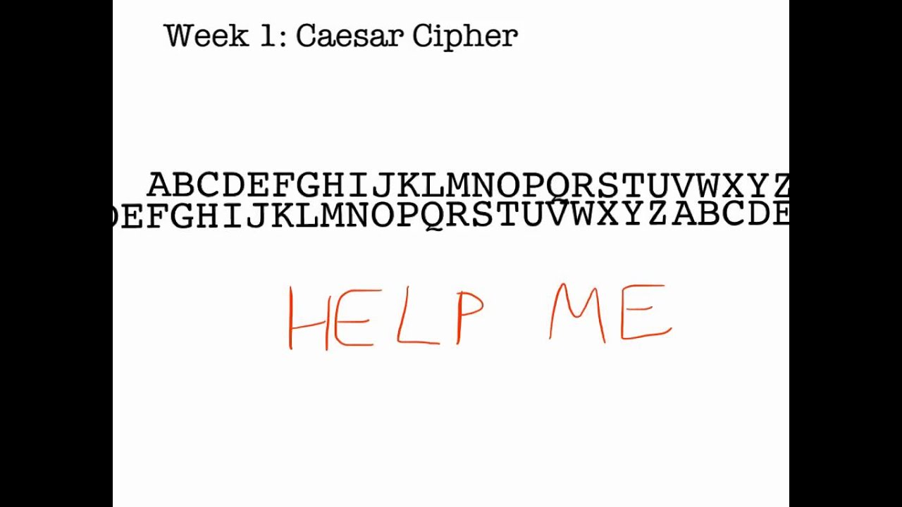 Omg Week 1 Caesar Cipher Youtube