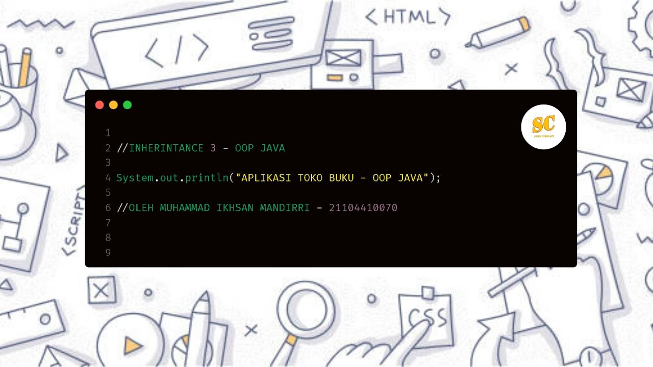 Inheritance Program Toko Buku Oop Java Youtube