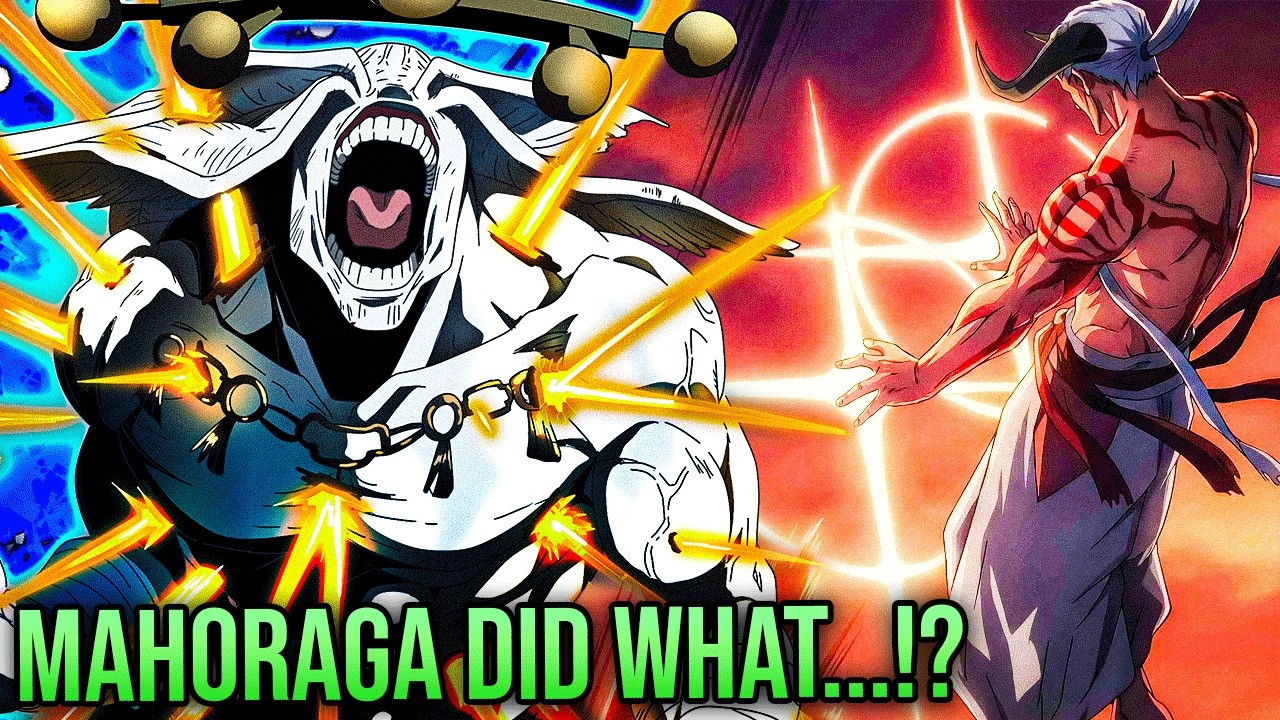 Jujutsu Kaisen Shocked Everyone 亞 Mahoraga Vs Dabura Yuji S Curse Of