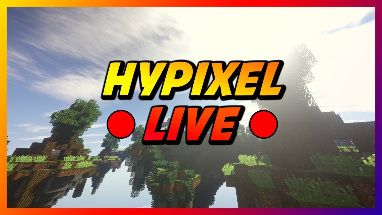рџ ґminecraft Hypixel Stream Playing W Viewers P Join Droplixyt Youtube