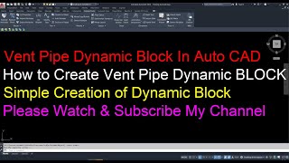 3d Dynamic Block In Autocad Simple Step Tutorial Autocad Revit Tools