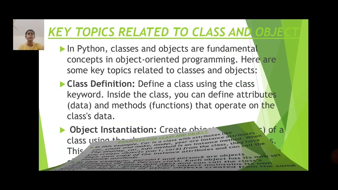 Class And Object In Python Python Programming Youtube