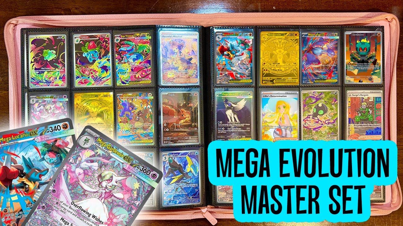 Pokemon Mega Evolution Complete Master Set 310 Cards Extras Youtube