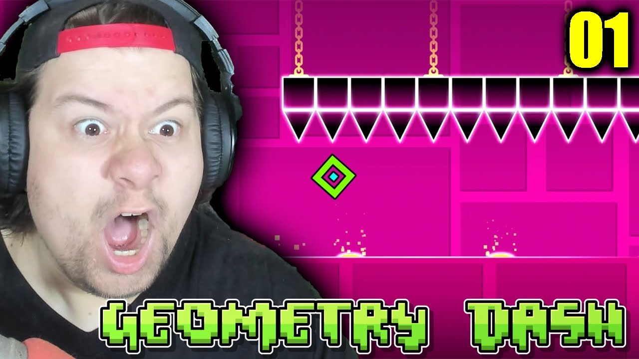 First Time Playing Geometry Dash Youtube