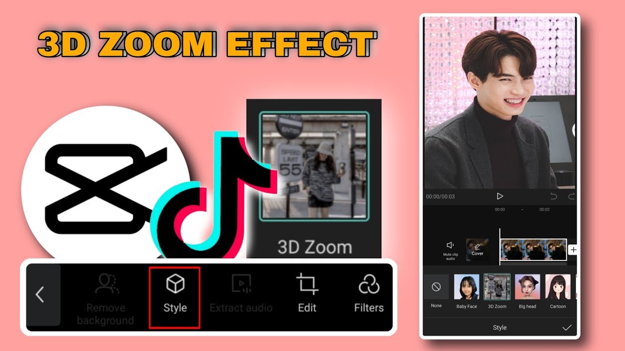 New Trend 3d Zoom Effect Capcut 3d Zoom Effect Tutorial Youtube