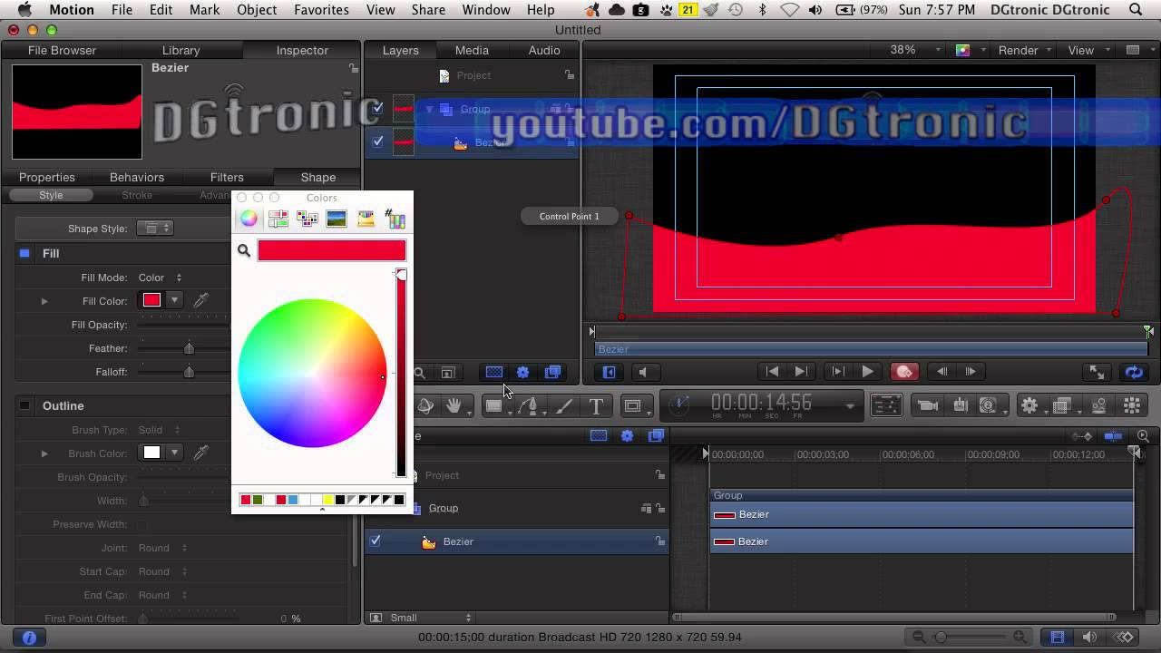Apple Motion 5 Tutorial How To Make A Simple Animated Lower Third