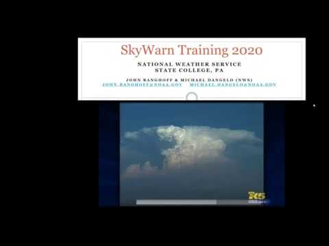 Basic Skywarn Training May 7th 2020 Youtube