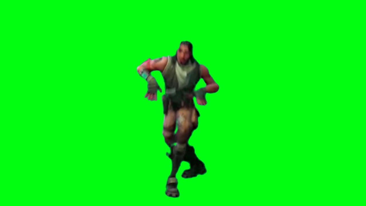 Fortnite Default Dance Greenscreen Youtube