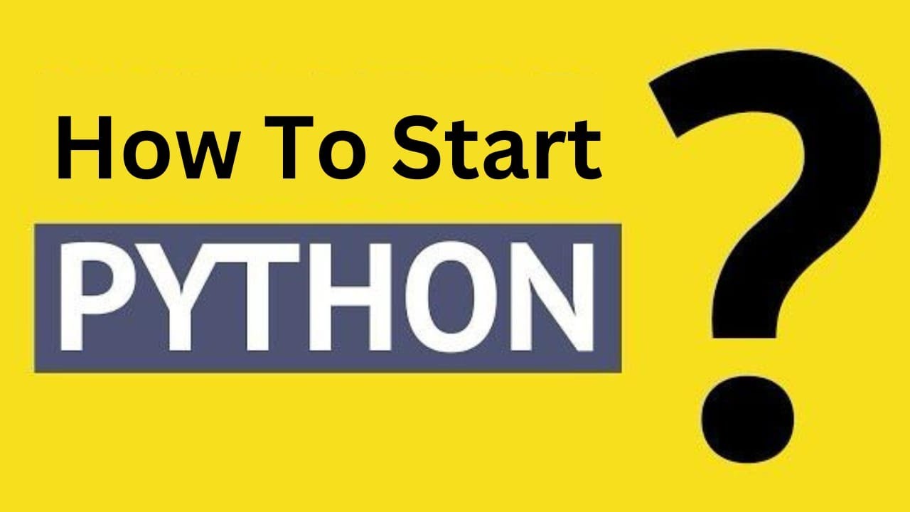 How To Start Python Youtube