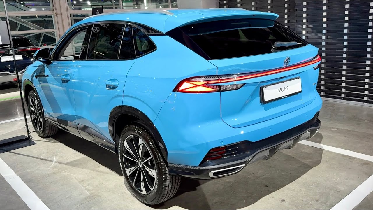 New Mg Hs 2025 Visual Review Beautiful Suv Arctic Blue Color Youtube