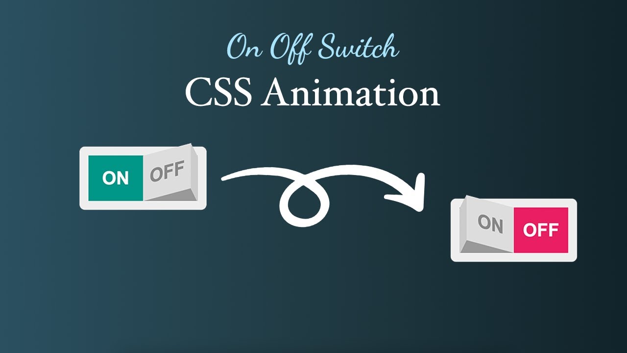 Css Toggle Button On Off Button Using Html Css Step By Step