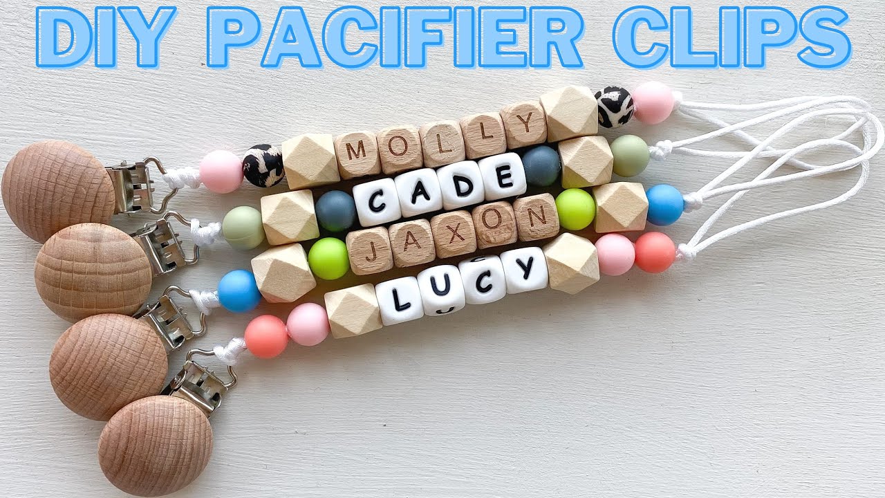 Diy Pacifier Clips How To Make Pacifier Clips Youtube