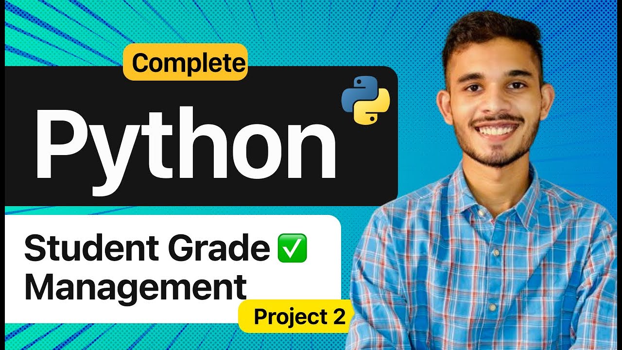Student Grade Management System In Python Python Project For