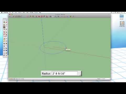 Sketchup 8 The Circle Tool Youtube