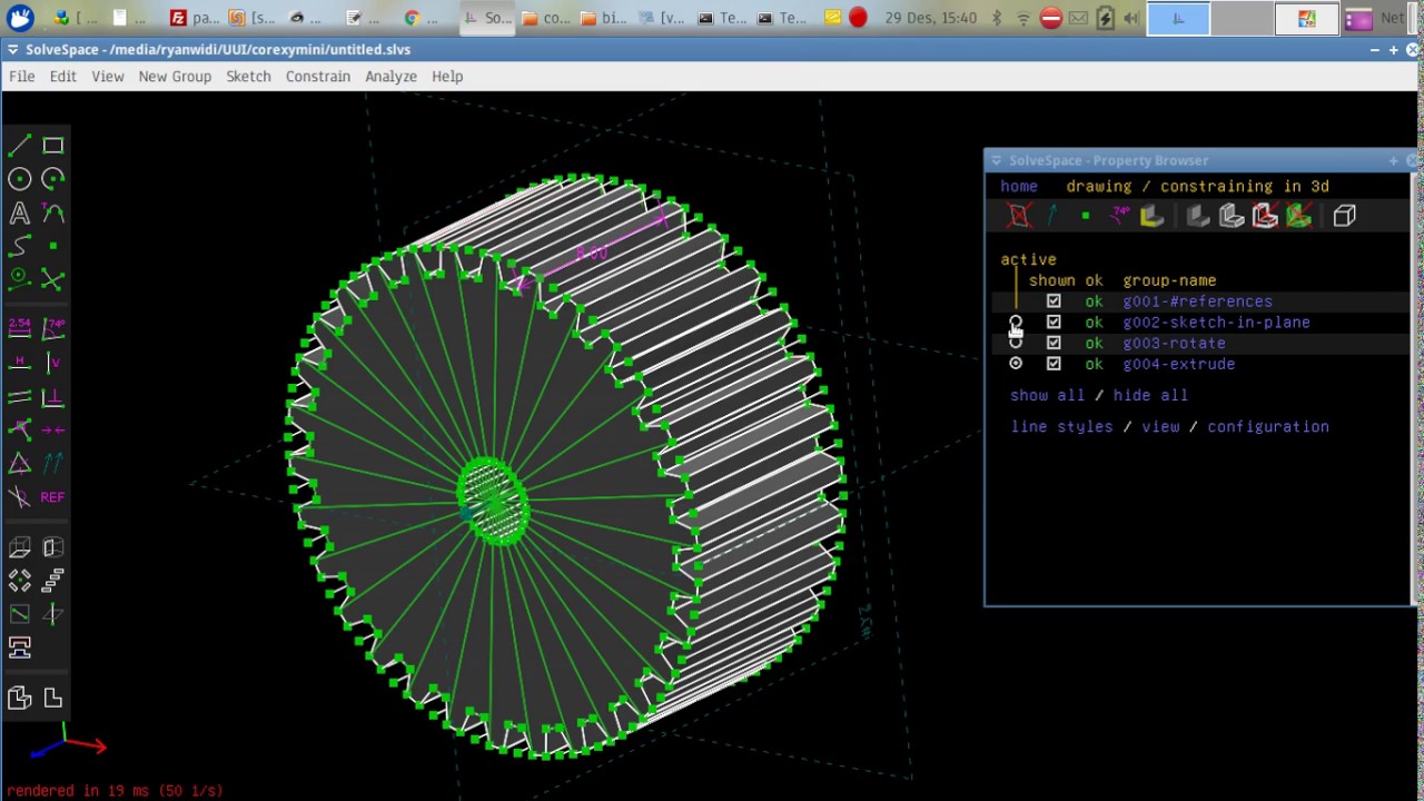 Solvespace 2 2 Command Line Ryan New Feature Youtube