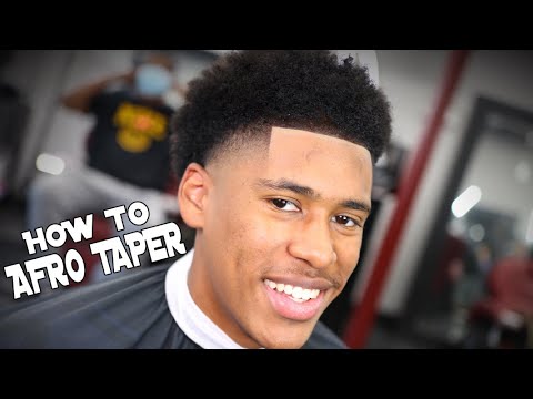 Barber Tutorial Afro Taper Easy For Beginners Youtube
