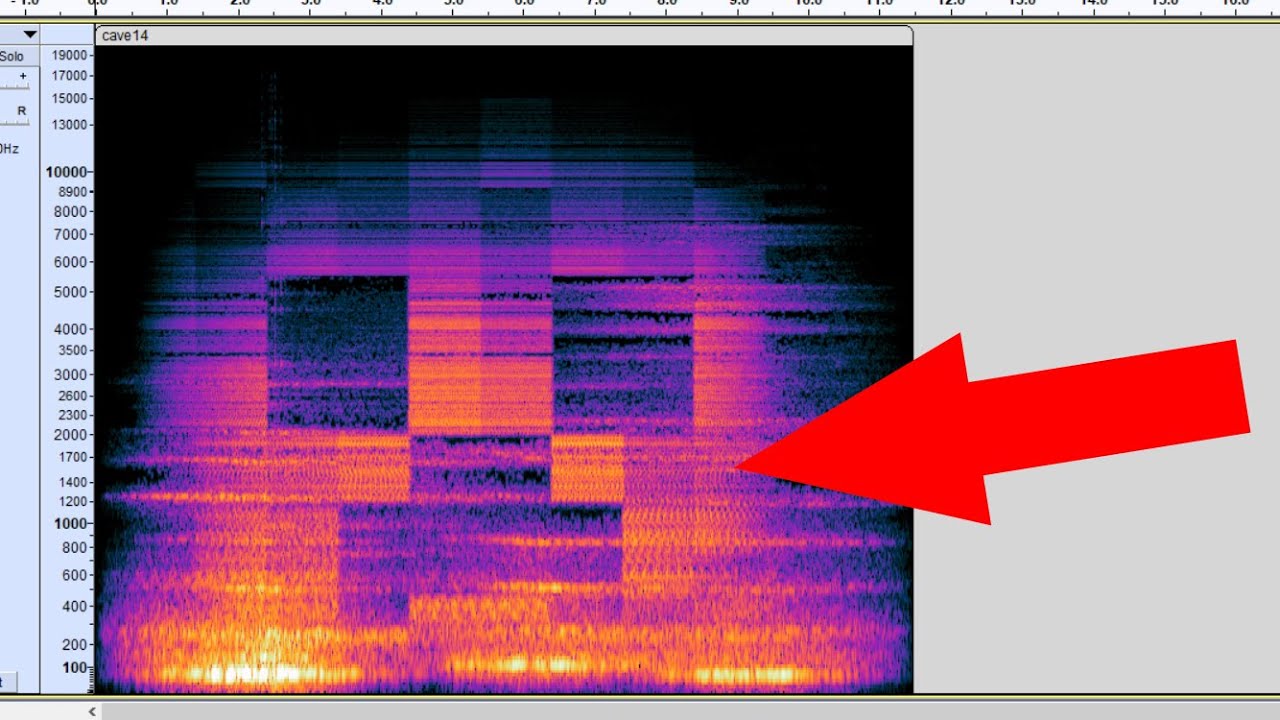 Minecraft Cave Sounds On A Spectrogram Youtube