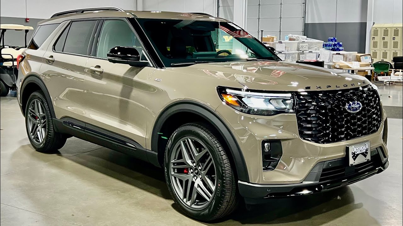 2026 Ford Explorer St Line In Marsh Grey Youtube