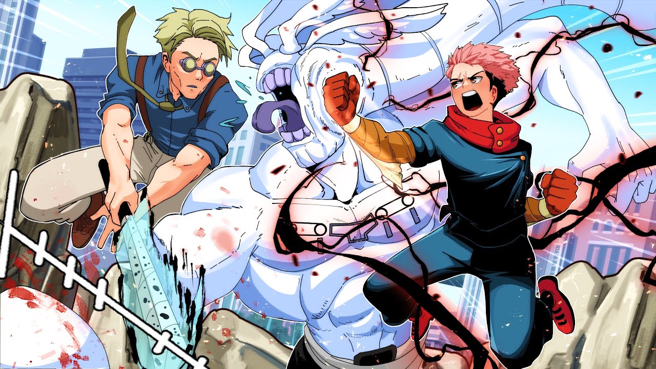 The New Mahoraga Vs Awakened Yuji Jujutsu Kaisen Cursed Clash Youtube