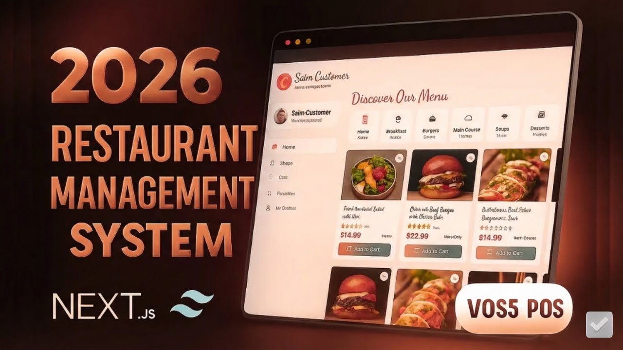 Build Restaurant Management System Project In React Js Pos System