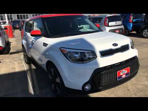 2016 Kia Soul White With Red Roof Call Sam Now 832 385 4161 Youtube