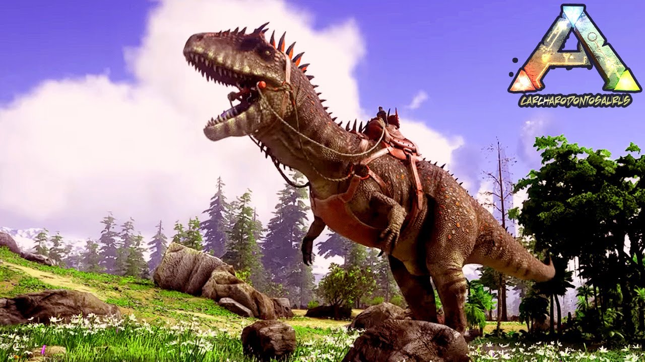 Ark Carcharodontosaurus Trailer Ark Survival Evolved Youtube