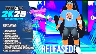 Wr3d Wwe 2k25 Released V 1 Mod Updated Roster Updated Arenas Wr3d New ...
